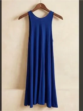 Wilfred | Tops | Wilfred Free Aritzia Rosa Tank Dress Royal Blue Swing ...